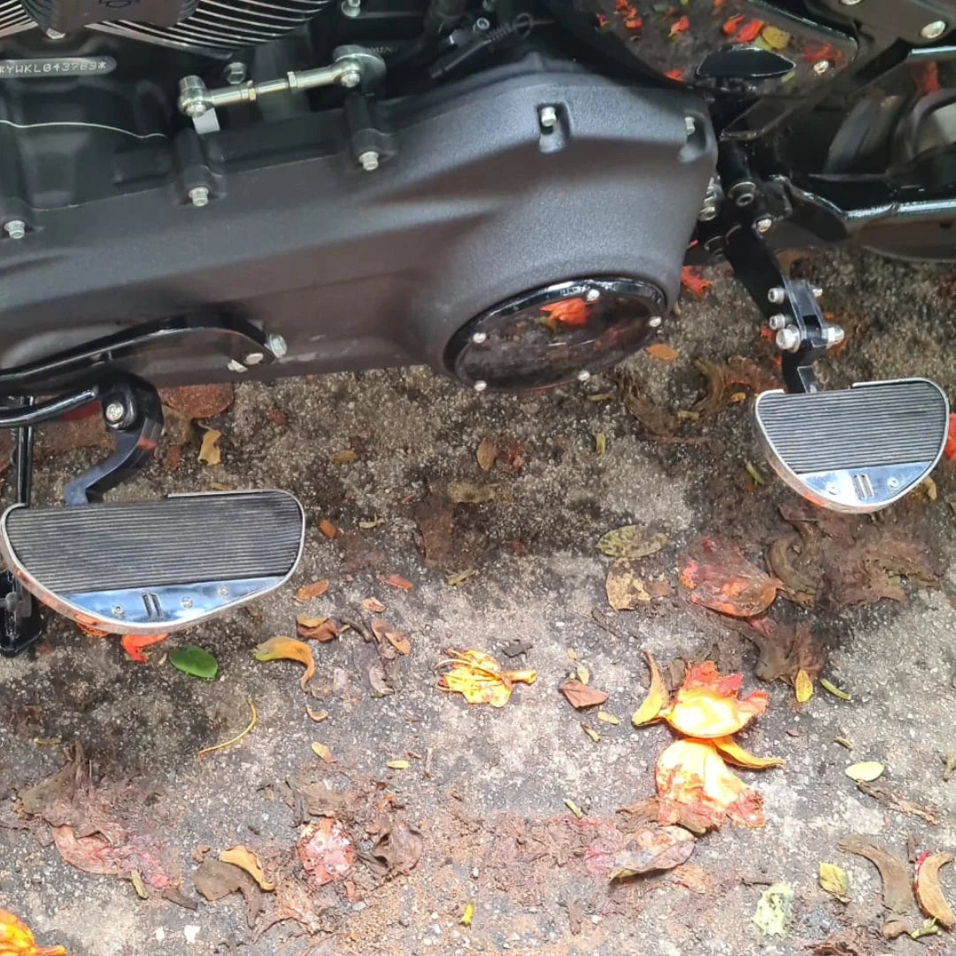 Pillion Footboard (Mini) - Chrome Detail Edition