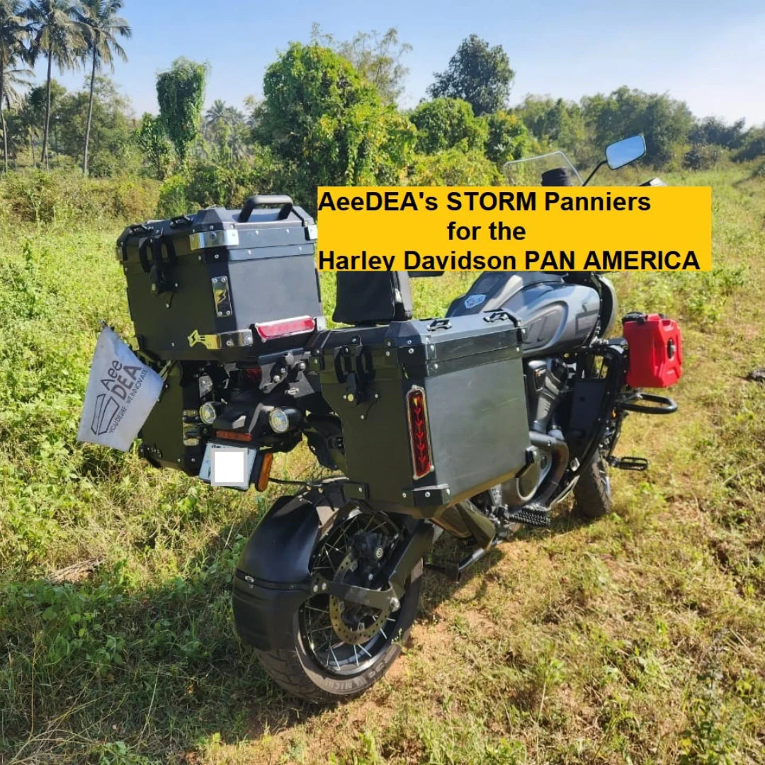 Pan America - Aluminum Side Pannier Kit(Storm series) for Adventure To
